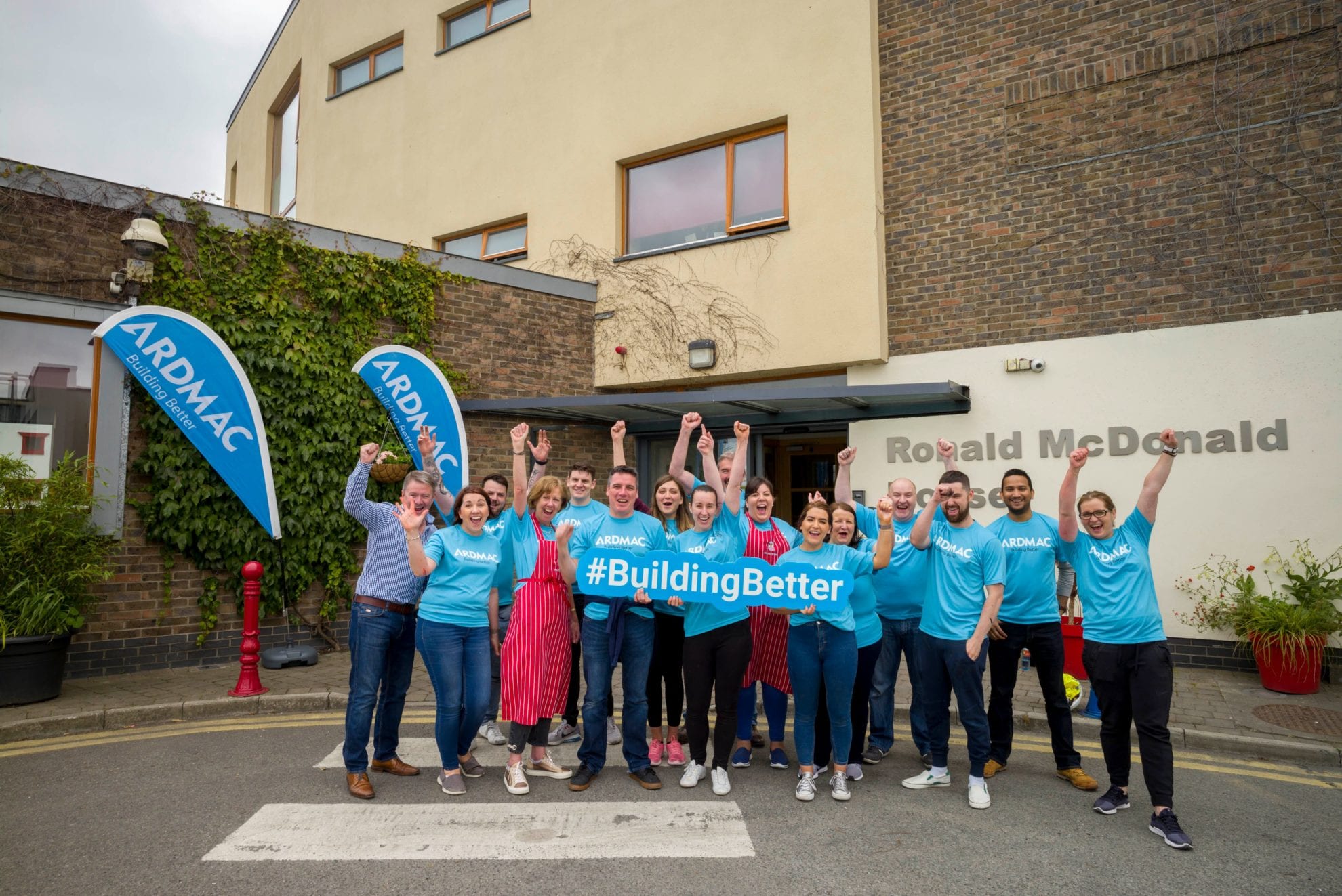 Ardmac complete Volunteer Project at Ronald McDonald House - Ardmac