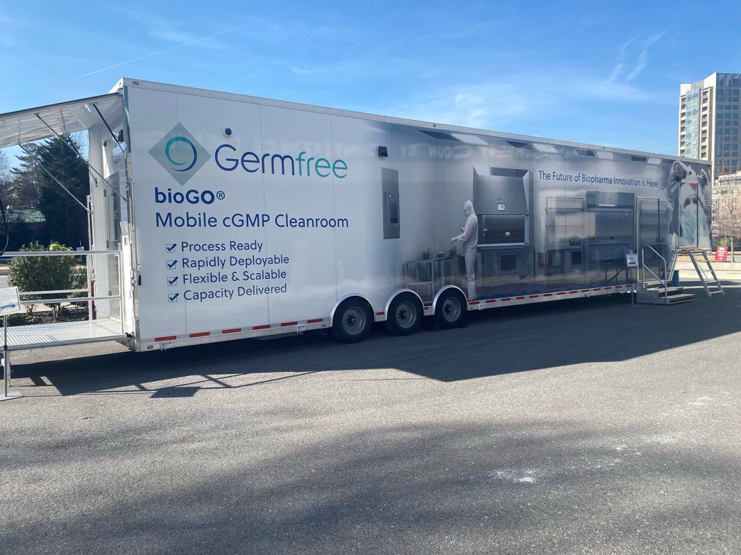 Germfree's mobile cGMP cleanroom by Carol Houts at Phacilitate - Ardmac
